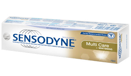 Sensodyne Multi Care + Whitening Toothpaste | Sensodyne